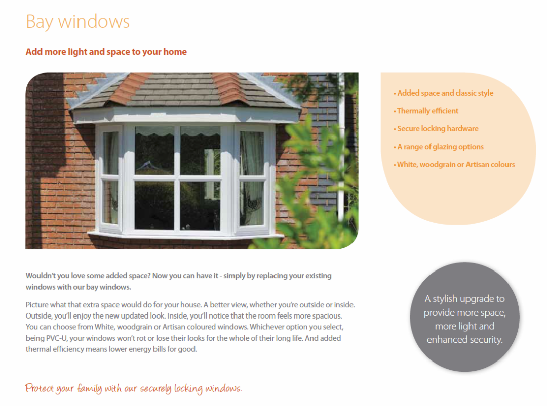 Bay Windows - Plas-tech Windows
